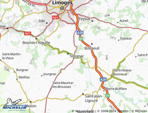 Carte MICHELIN Le Vigen - ViaMichelin