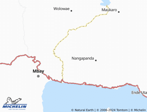 MICHELIN Tendarea map - ViaMichelin
