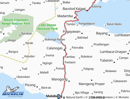 MICHELIN Tagoranao map - ViaMichelin