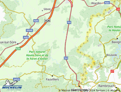 Carte MICHELIN Hollange - ViaMichelin