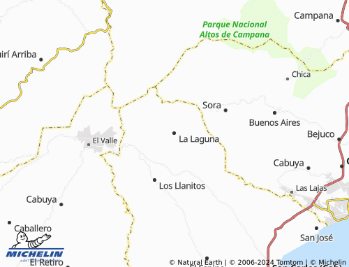 MICHELIN-Landkarte La Laguna - ViaMichelin
