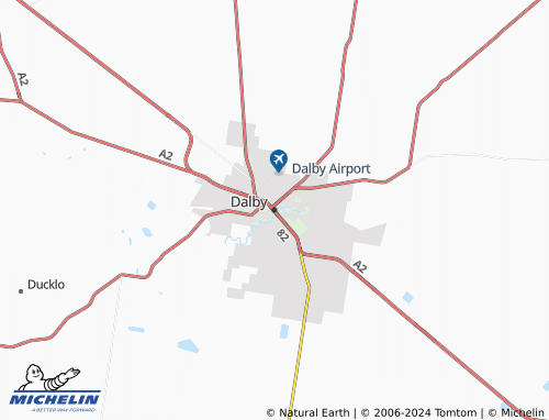 MICHELIN Dalby map - ViaMichelin