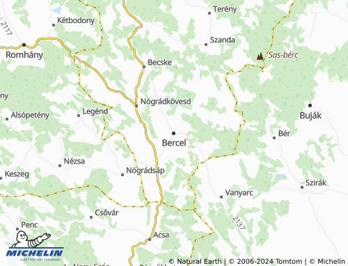 MICHELIN Bercel map - ViaMichelin