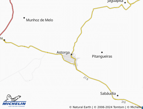 Mapa MICHELIN Astorga - ViaMichelin