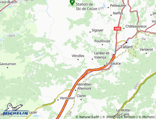 MICHELIN Vitrolles map - ViaMichelin