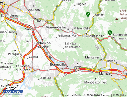 Carte MICHELIN Saint-Jean-de-Tholome - ViaMichelin