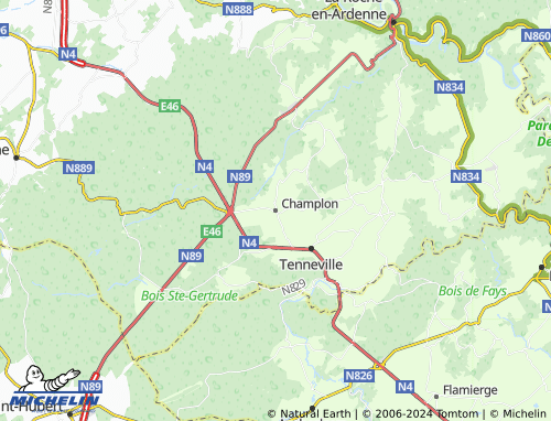 Carte MICHELIN Champlon - ViaMichelin