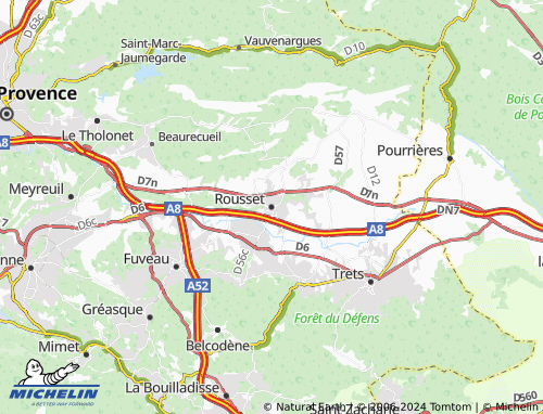 Carte MICHELIN Rousset - ViaMichelin