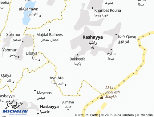 MICHELIN Beit Lahia map - ViaMichelin