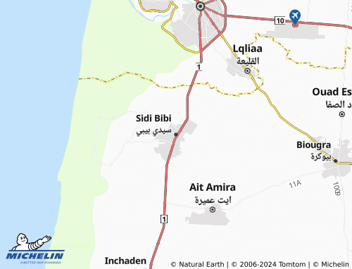 Carte MICHELIN Sidi Bibi - ViaMichelin