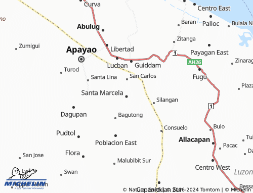 MICHELIN Santa Marcela map - ViaMichelin