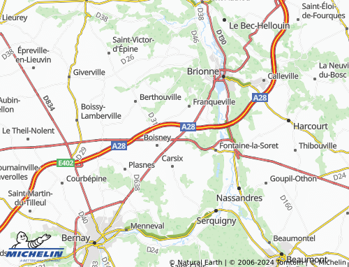MICHELIN Malbrouck map - ViaMichelin