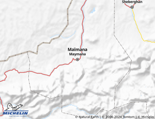 MICHELIN Faryab map - ViaMichelin