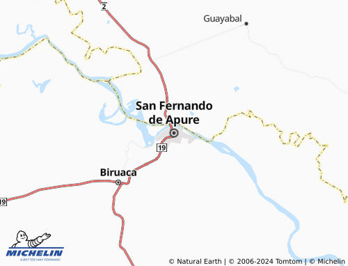 Mapa MICHELIN San Fernando de Apure - ViaMichelin