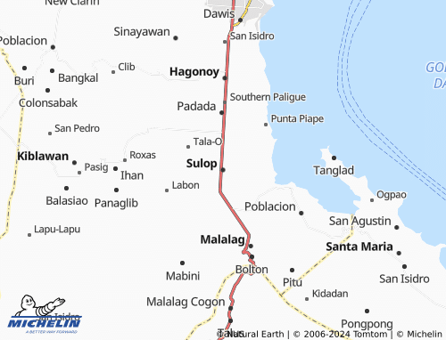MICHELIN Sulop map - ViaMichelin