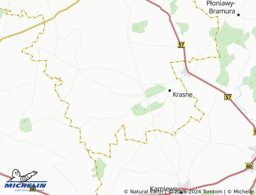Mapa MICHELIN Kozin - ViaMichelin