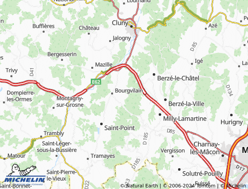 Carte MICHELIN Montval - ViaMichelin