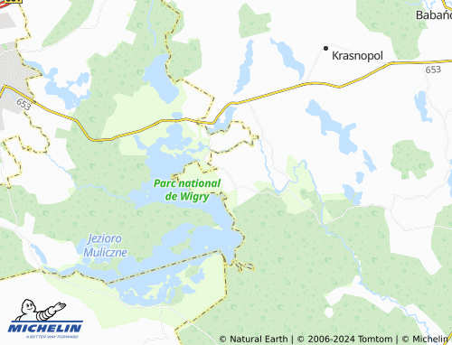 MICHELIN-Landkarte Mikołajewo - ViaMichelin
