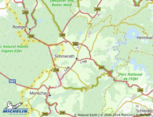 MICHELIN Simmerath map - ViaMichelin