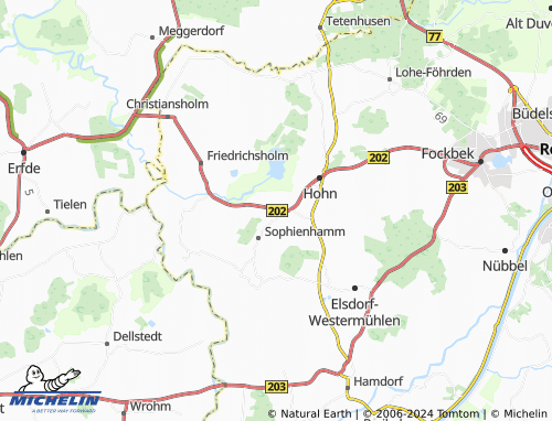 MICHELIN-Landkarte Oha - ViaMichelin