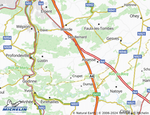 Carte MICHELIN Maillen - ViaMichelin
