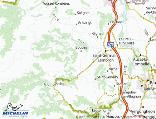MICHELIN Bard map - ViaMichelin