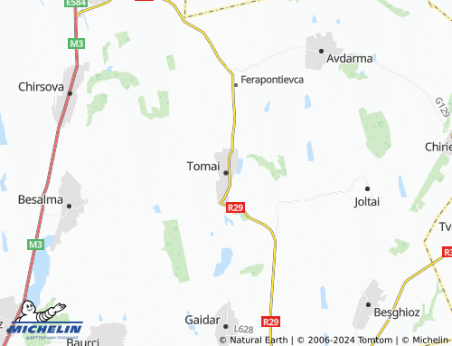 MICHELIN Tomai map - ViaMichelin