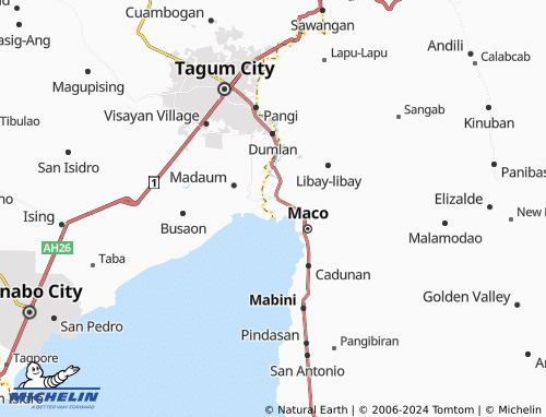 MICHELIN Bucana map - ViaMichelin