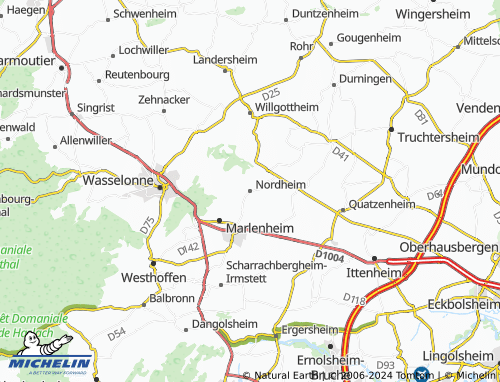 Carte MICHELIN Nordheim - ViaMichelin