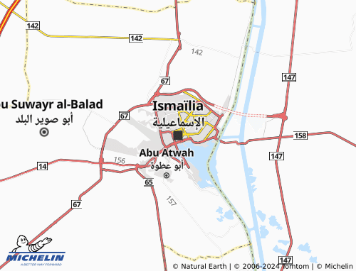 MICHELIN Ismailia map - ViaMichelin