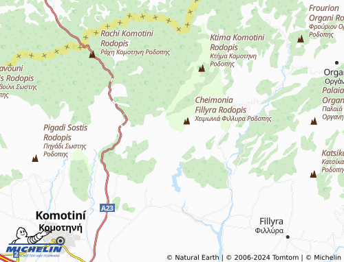 MICHELIN Paterma map - ViaMichelin