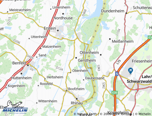 Carte MICHELIN Gerstheim - ViaMichelin
