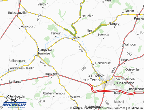 Carte MICHELIN Fleury - ViaMichelin