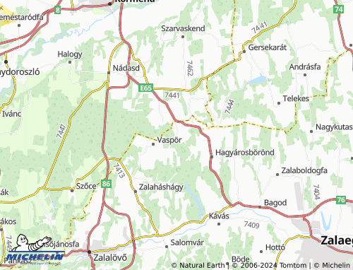 MICHELIN Ozmánbük map - ViaMichelin