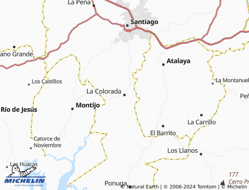 Mapa MICHELIN La Colorada - ViaMichelin