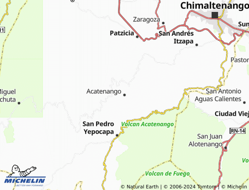 MICHELIN Acatenango map - ViaMichelin