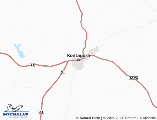 MICHELIN Kontagora map - ViaMichelin
