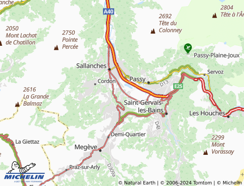 Carte MICHELIN Domancy - ViaMichelin