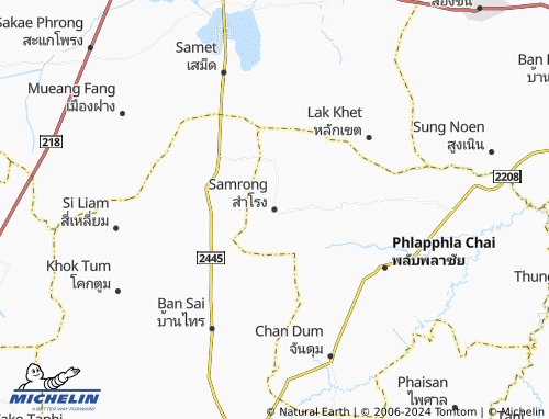 MICHELIN-Landkarte Samrong - ViaMichelin