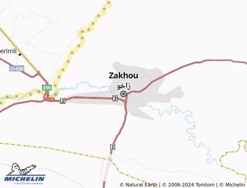 MICHELIN Zakho map - ViaMichelin