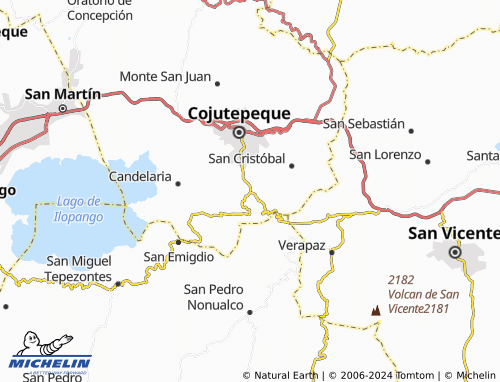 MICHELIN San Ramón map - ViaMichelin