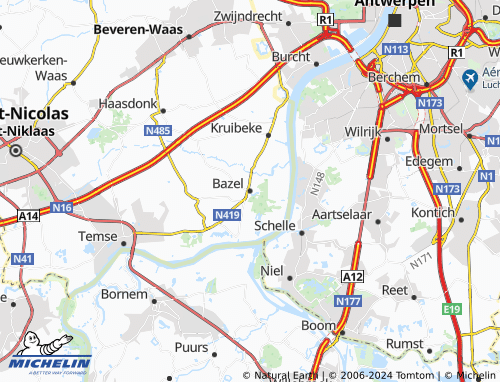 Kaart MICHELIN Bazel - ViaMichelin