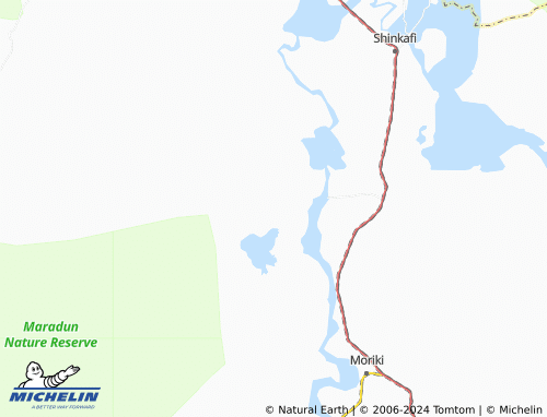 MICHELIN Tubali map - ViaMichelin