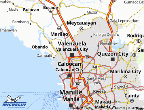MICHELIN Valenzuela City map - ViaMichelin