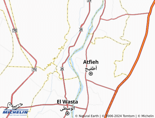 MICHELIN Kafr Qandil map - ViaMichelin