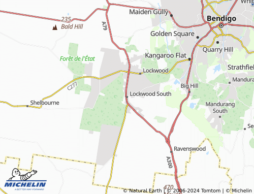 MICHELIN Lockwood South map - ViaMichelin