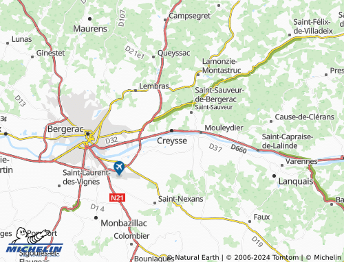 Carte MICHELIN Creysse - ViaMichelin