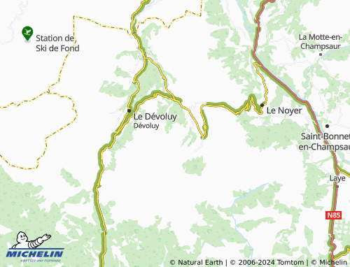 Carte MICHELIN Superdévoluy - ViaMichelin