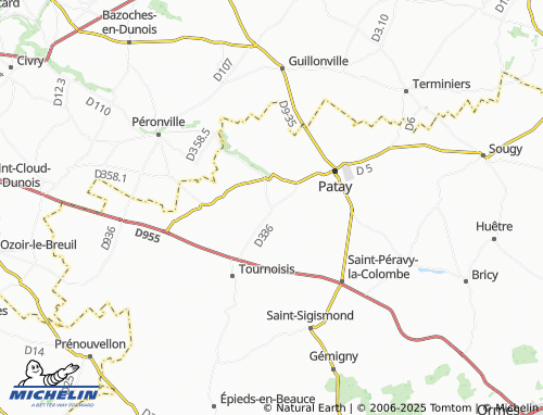 MICHELIN Allonnes map - ViaMichelin