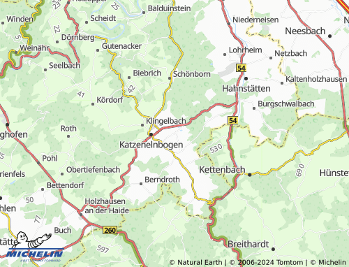MICHELIN-Landkarte Allendorf - ViaMichelin